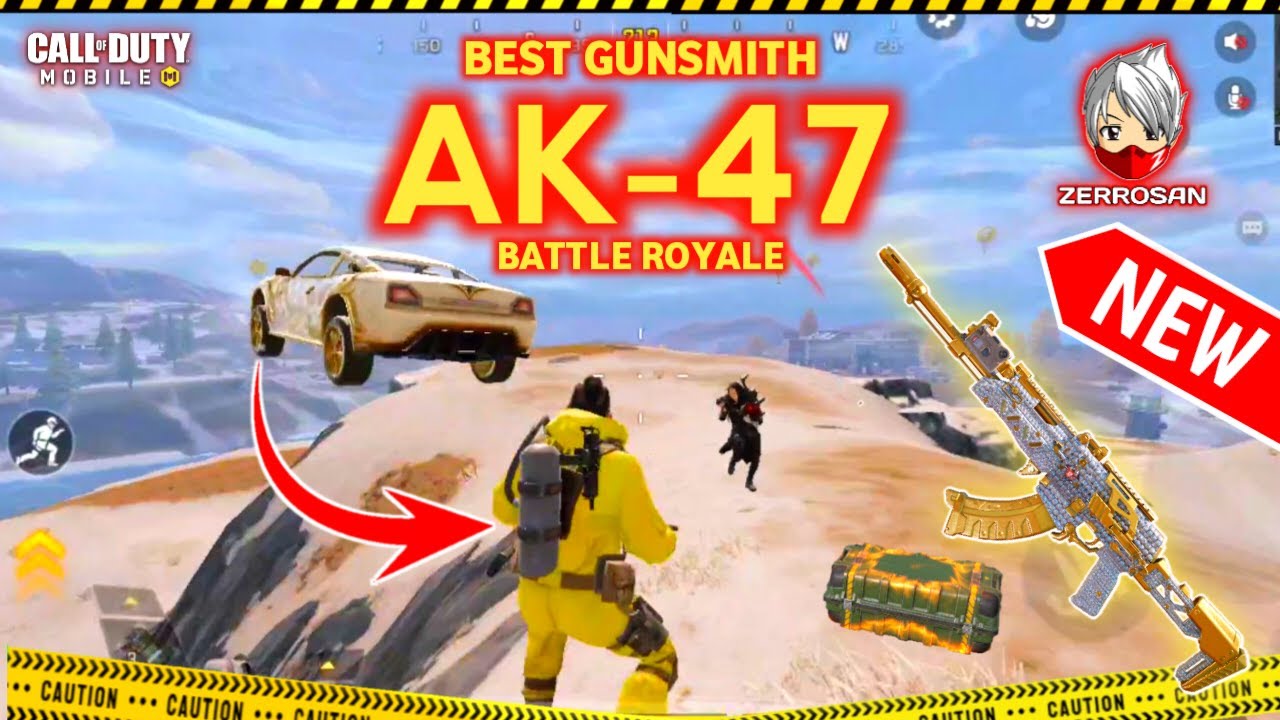 NEW Best Gunsmith AK 47 Battle Royale Cod Mobile | CODM TIPS - YouTube