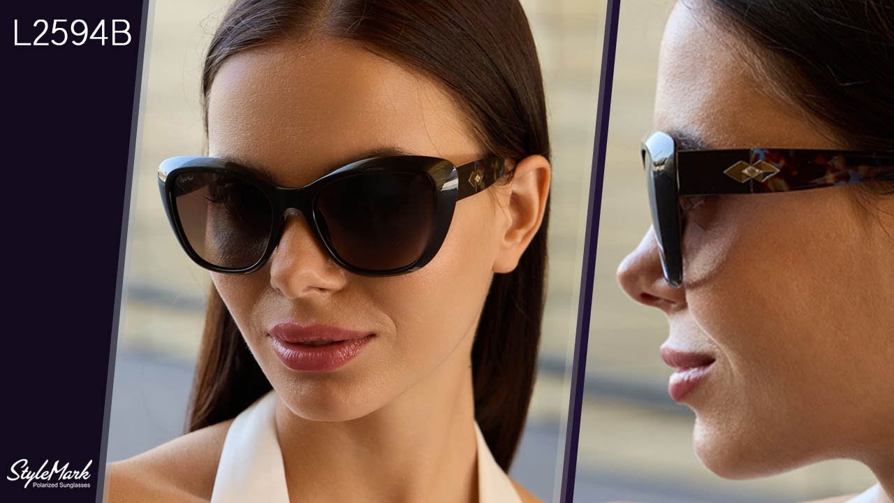 StyleMark Polarized L2594B cолнцезащитные очки женские - YouTube