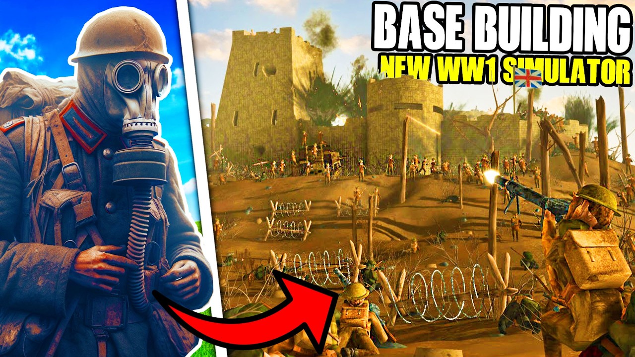 This New WW1 BASE BUILDING Simulator has TERRIFYING Trench Invasions ...