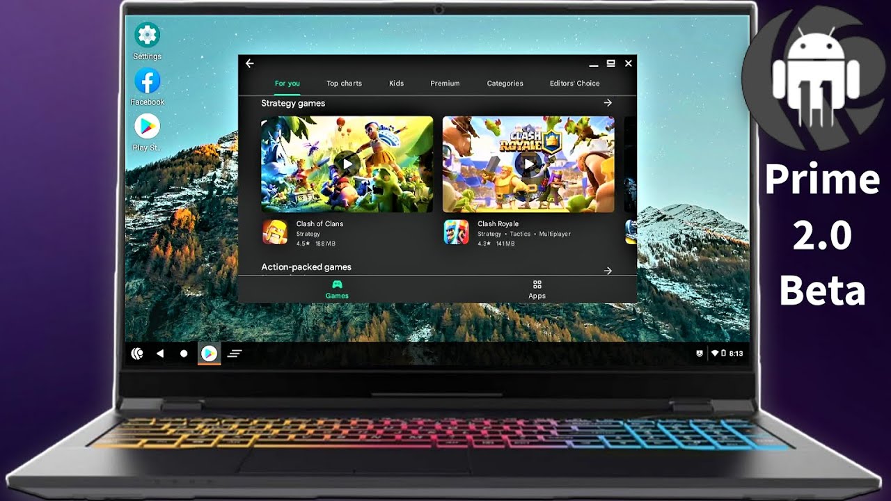 PrimeOS 2.0 Beta Android 11 for PC Installation and Preview - YouTube