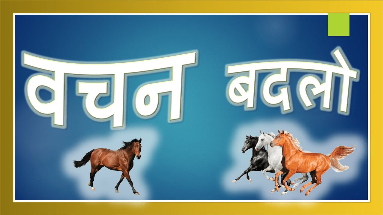 Vachan Badlo In Hindi Singular Plural In Hindi YouTube vachan-badlo-in-hindi-singular-plural-in-hindi-youtube