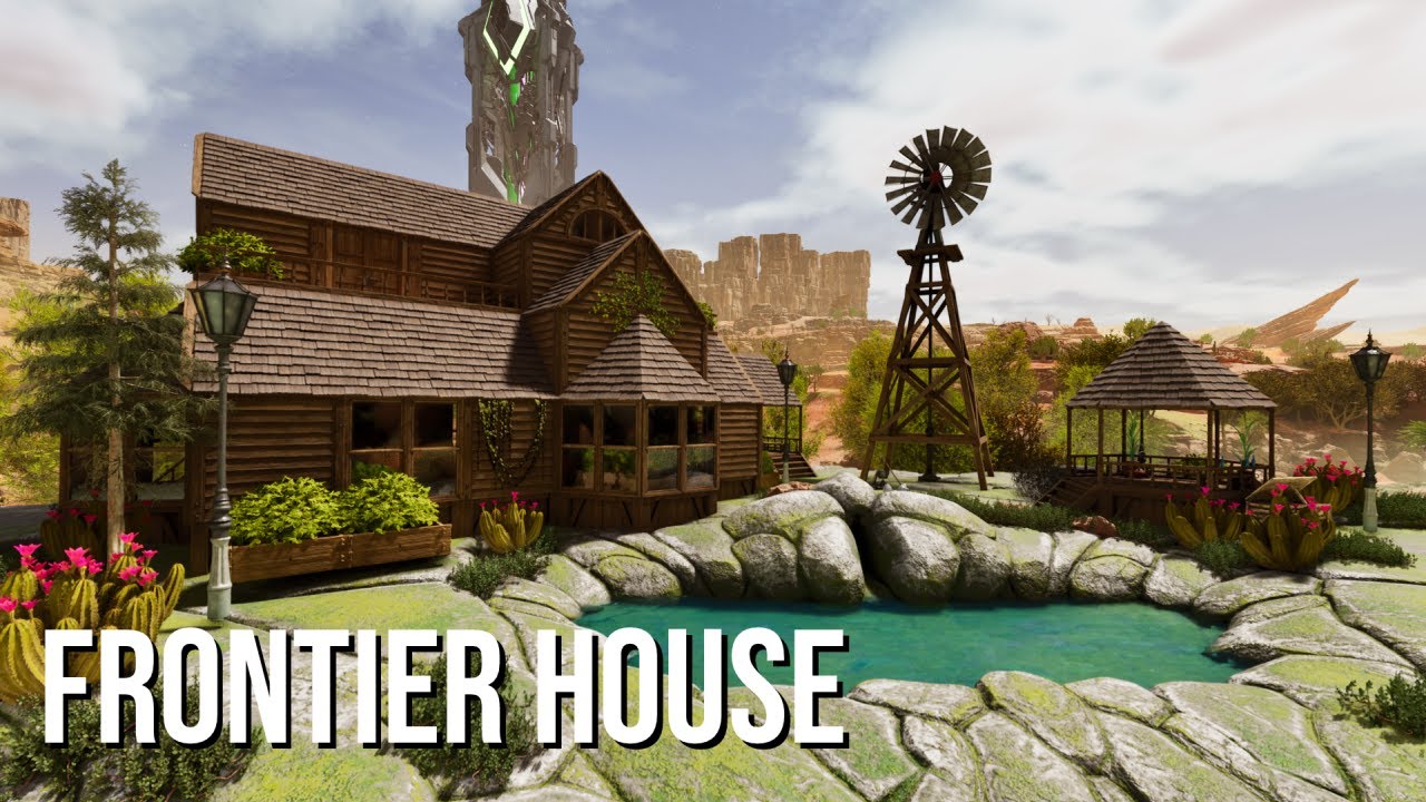 Ark Survival Ascended: Frontier Oasisaur Base Design - YouTube