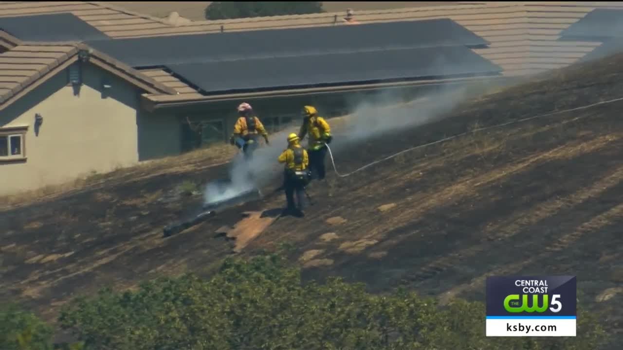 Firefighters stop forward progress of Templeton vegetation fire ...