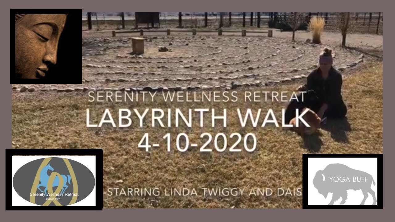 Labyrinth walk Serenity Wellness Retreat 4-10-2020 - YouTube