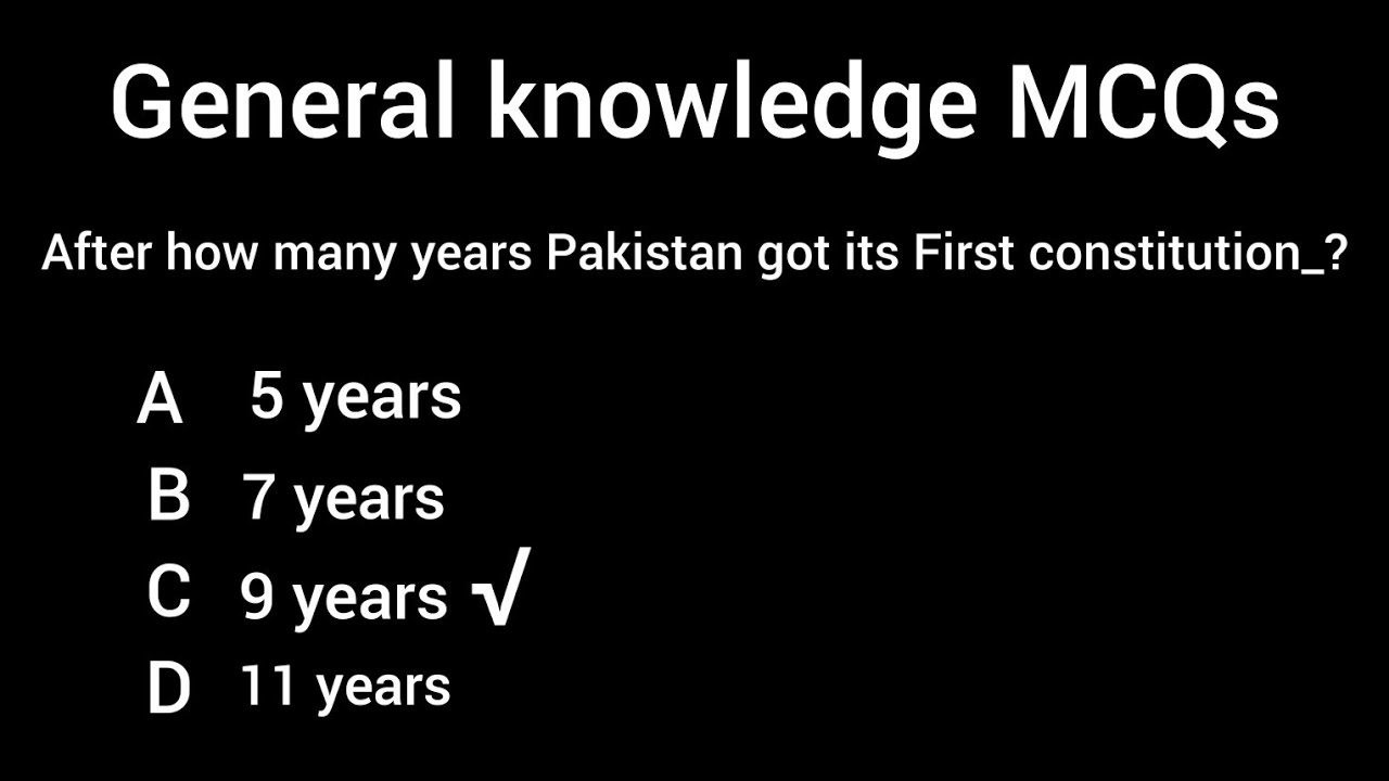 100 Pakistan General Knowledge questions and answers | General ...