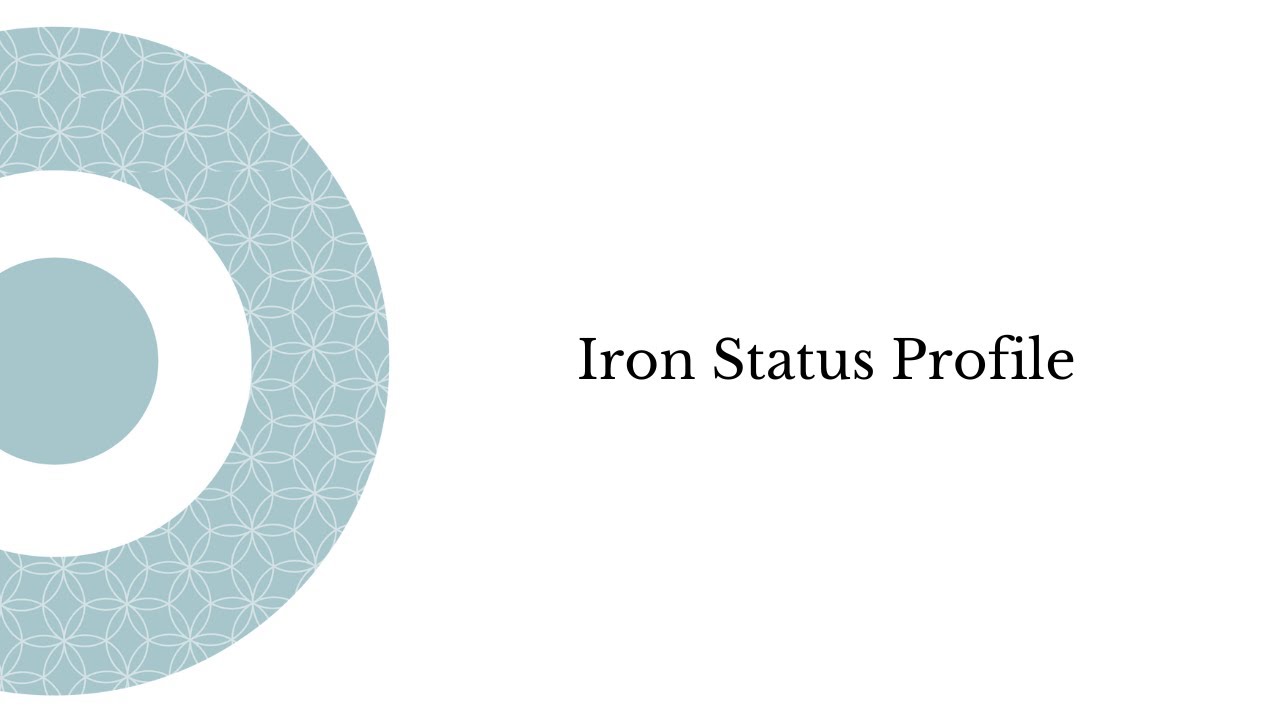 Iron Status Profile - YouTube