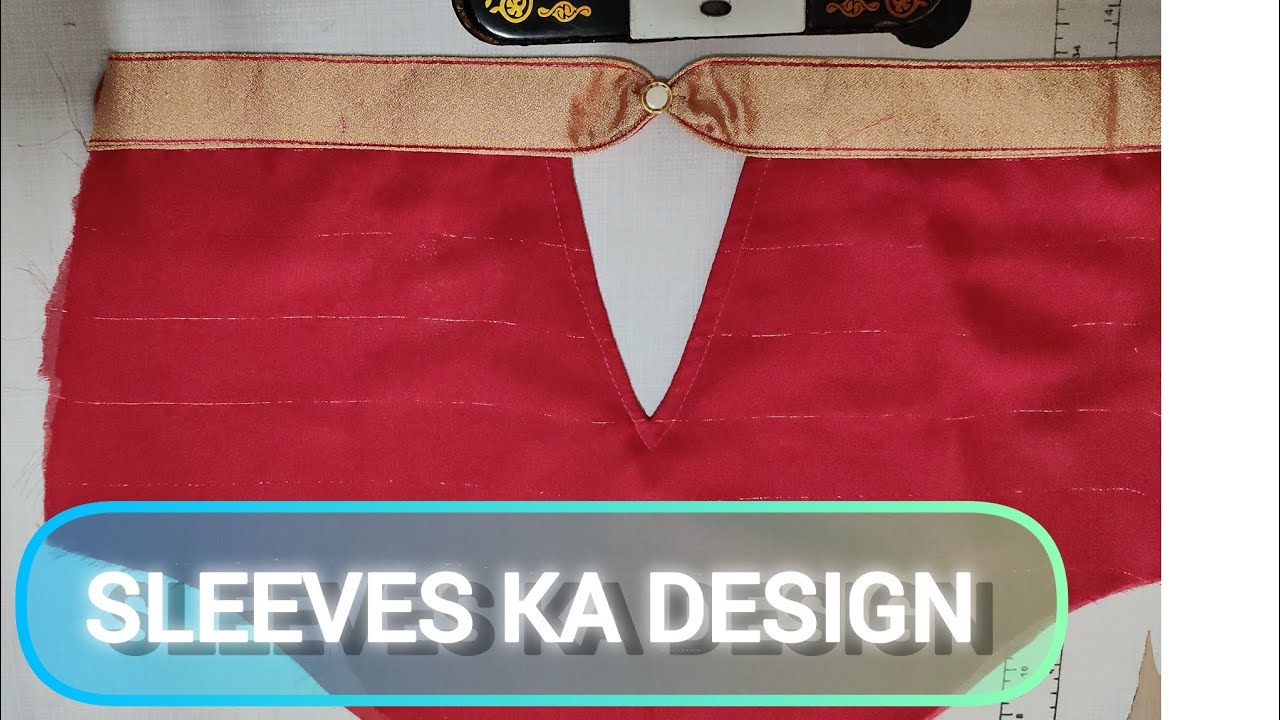 बाजु का डिजाइन//Sleeve Ka Design Cutting And Stitching Sleeve Design ...