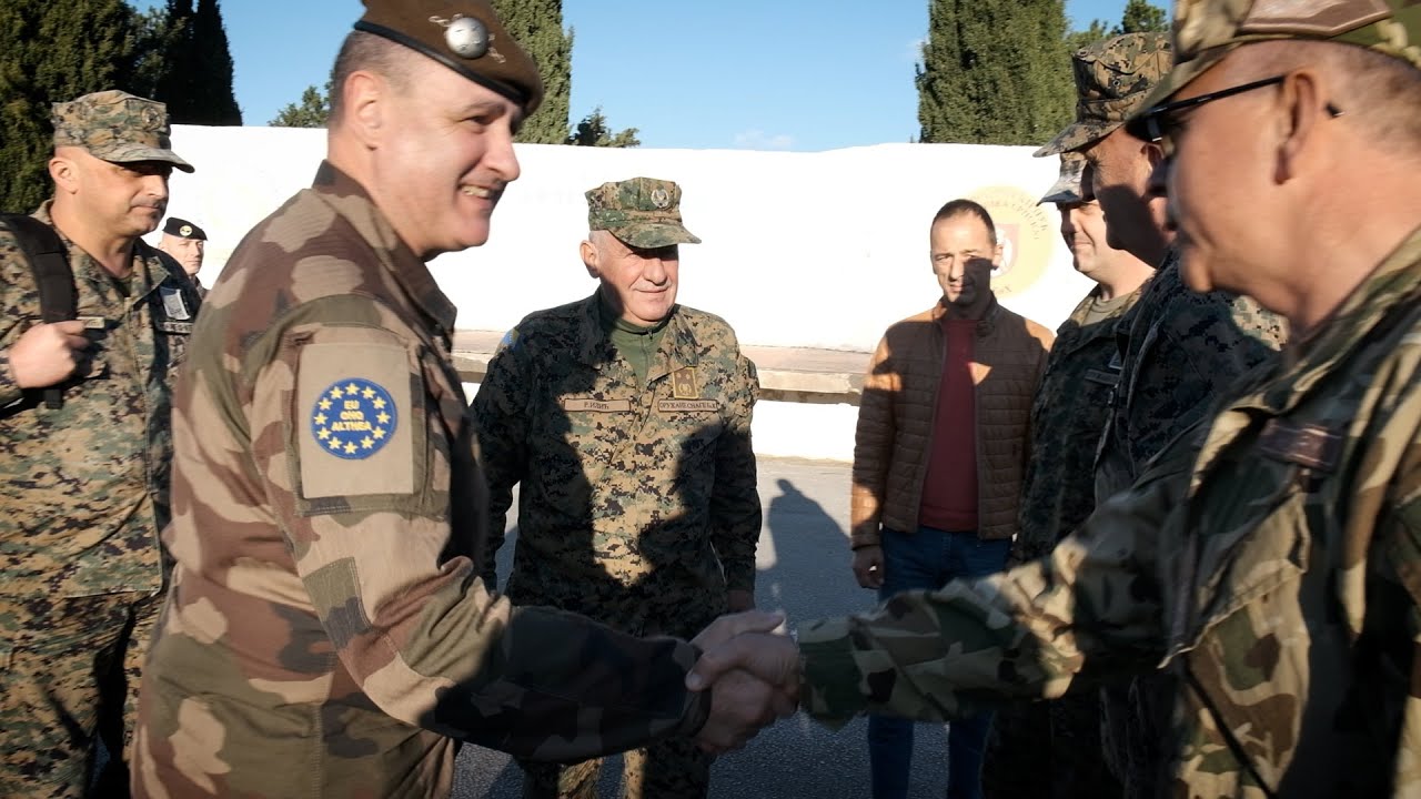 Visit of EUFOR Operation Commander Lieutenant General Hubert Cottereau ...