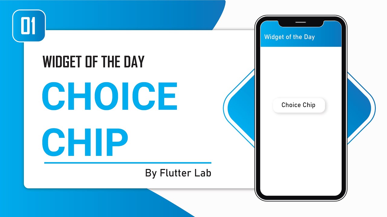 Choice Chip Flutter Widget Of The Day 01 Youtube