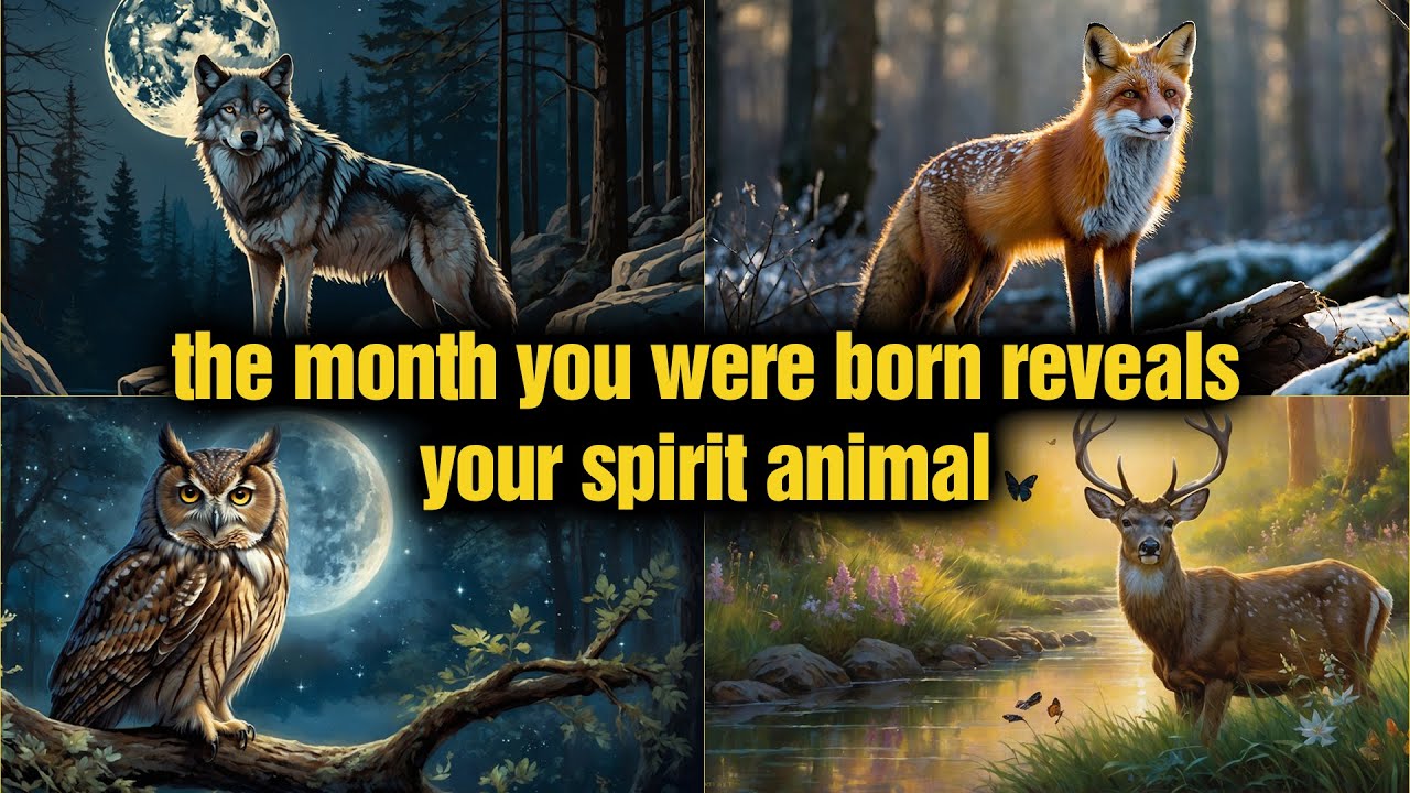 What Does Your Birth Month's Spirit Animal Reveal About You? - YouTube
