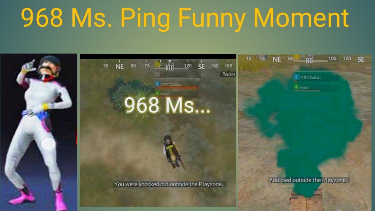 968 High Ping Funny Moment 🤣🤣🤣 - YouTube