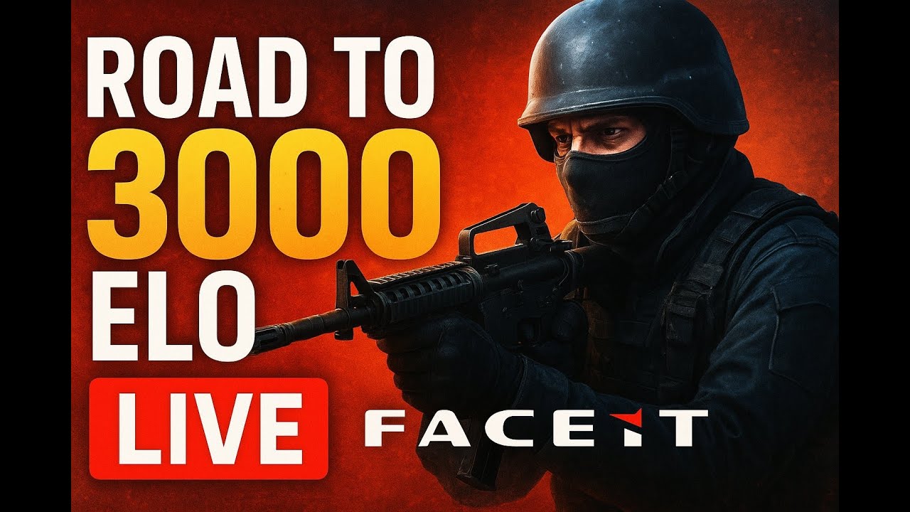 FRIDAY NIGHT CS2 GRINDING FACEIT TO 4000 - YouTube