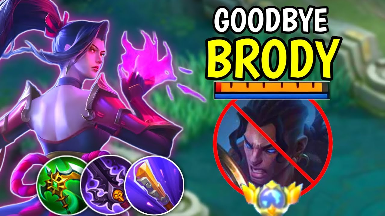 GOODBYE BRODY! USE TRINITY BUILD TO DESTROY META🔥 HANABI BEST BUILD ...