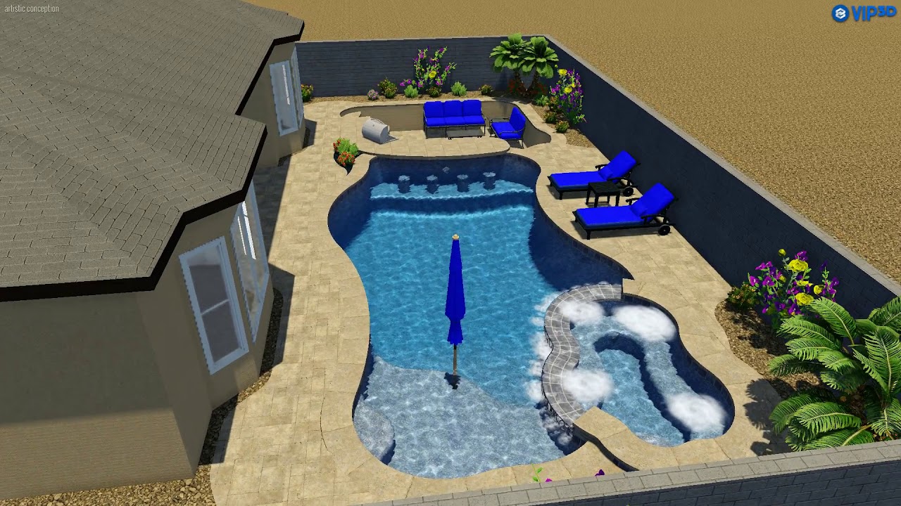 Schultz Backyard Project (2)- Thunderbird Pools and Spas- Phoenix Pool ...