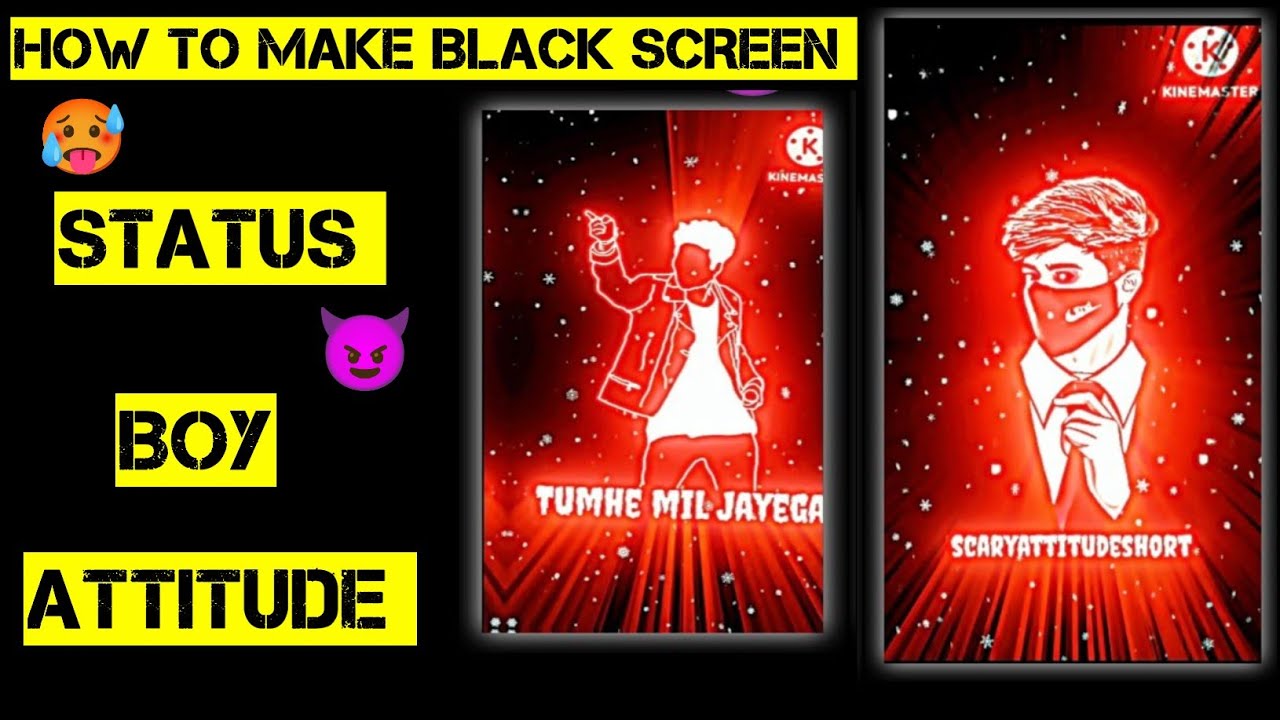 How to make Black Screen status | capcut app make black screen status ...