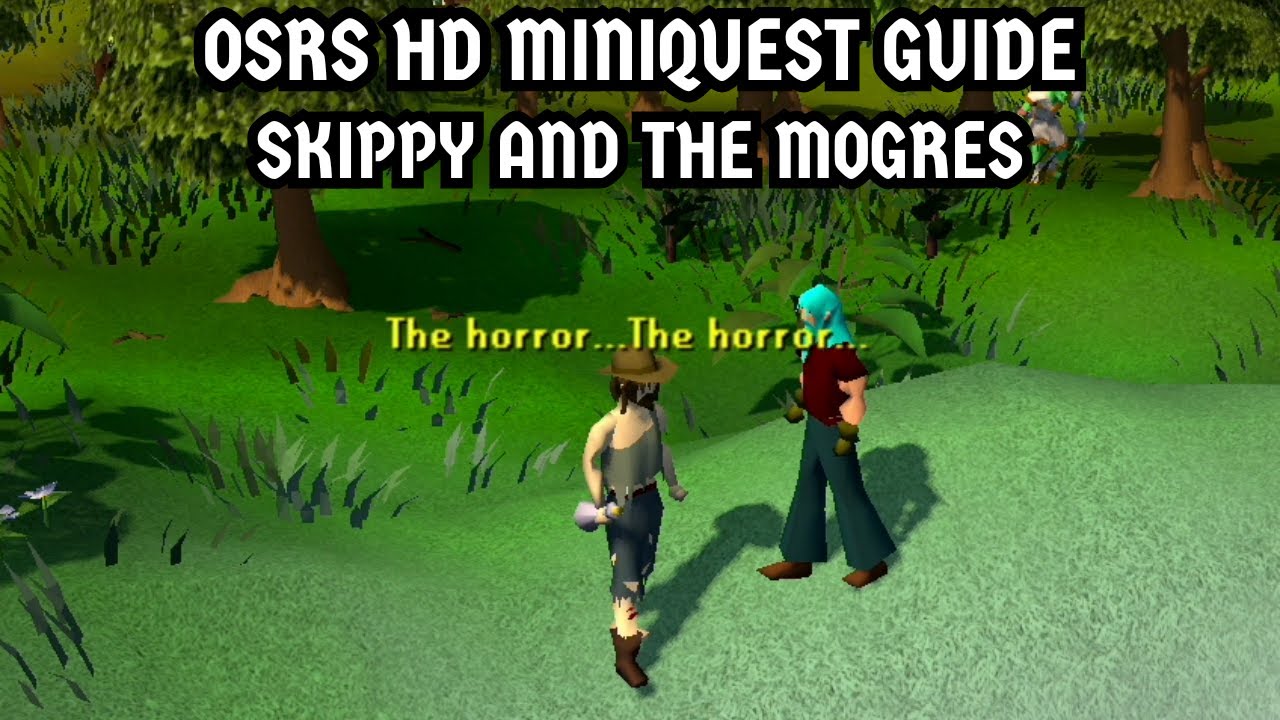 [OSRS HD Miniquest Guide] Skippy and the Mogres - YouTube