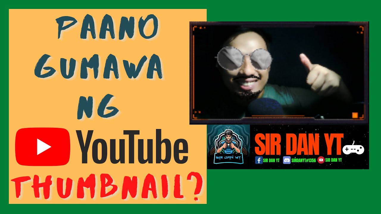 PAANO GUMAWA NG YOUTUBE THUMBNAIL? (Super Easy Tagalog Basic Tutorial ...