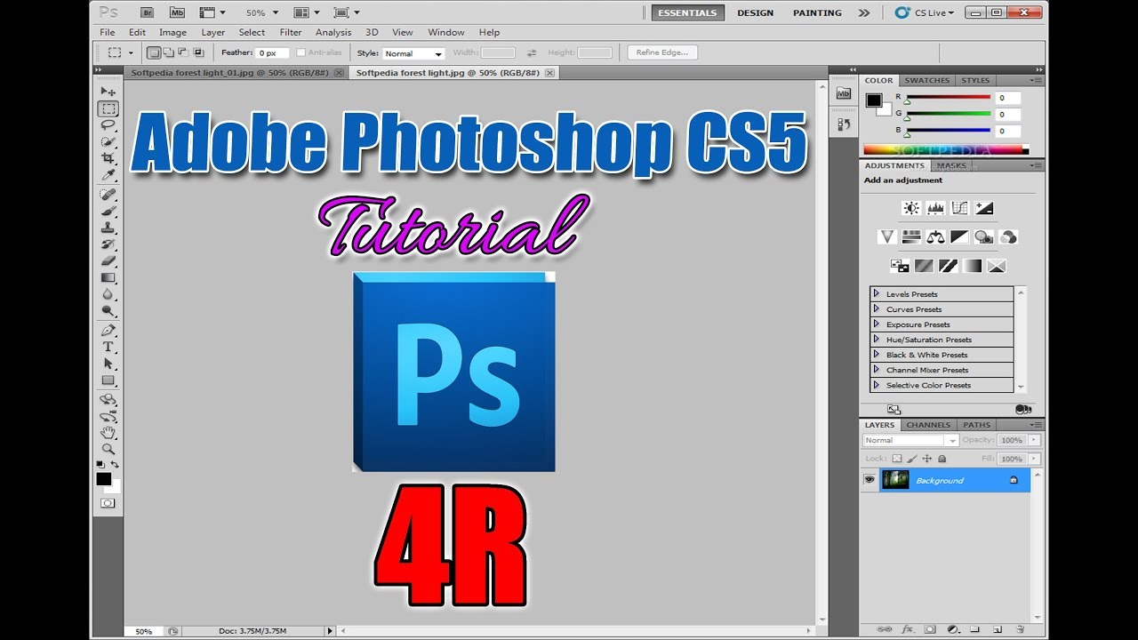 Adobe Photoshop CS5 Tutorial 4R - YouTube