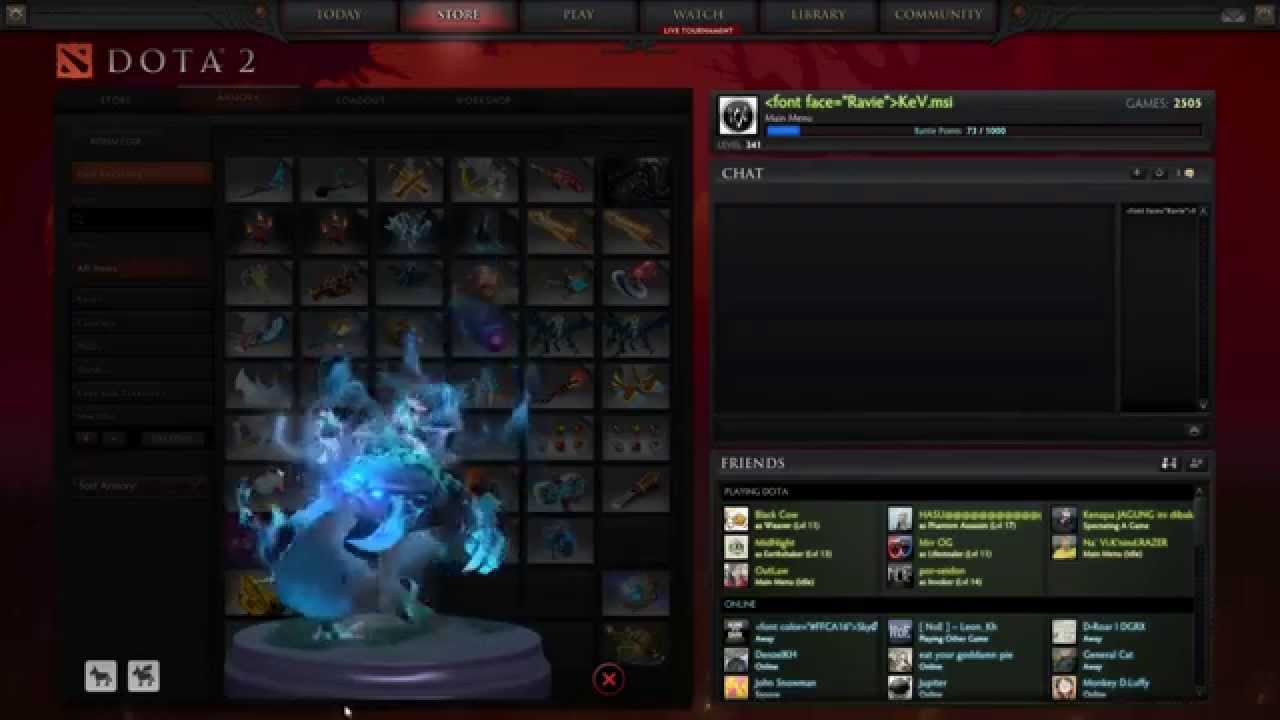 Unboxing Roshan's Gift (Genuine Ice Baby Roshan) Dota 2 - YouTube