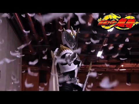 Kamen Rider Femme & Ryuga Vs Ouja Fight Scene 