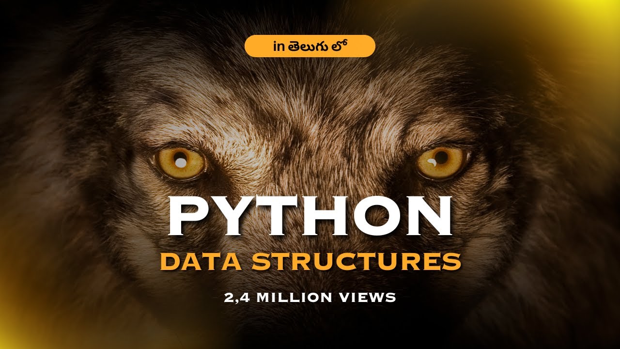 Python + Data Structures (DSA) in Telugu | Full Course 2028 - YouTube