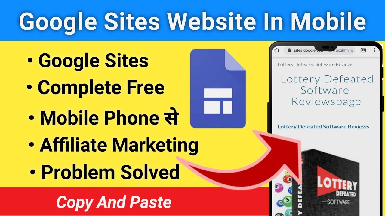 How To Create Google Sites Website From Mobile Se Google Sites Par ...