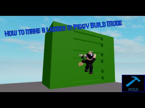 How to make a ladder in Build Mode (Piggy) - YouTube