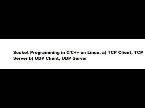 3 Socket Programming - YouTube