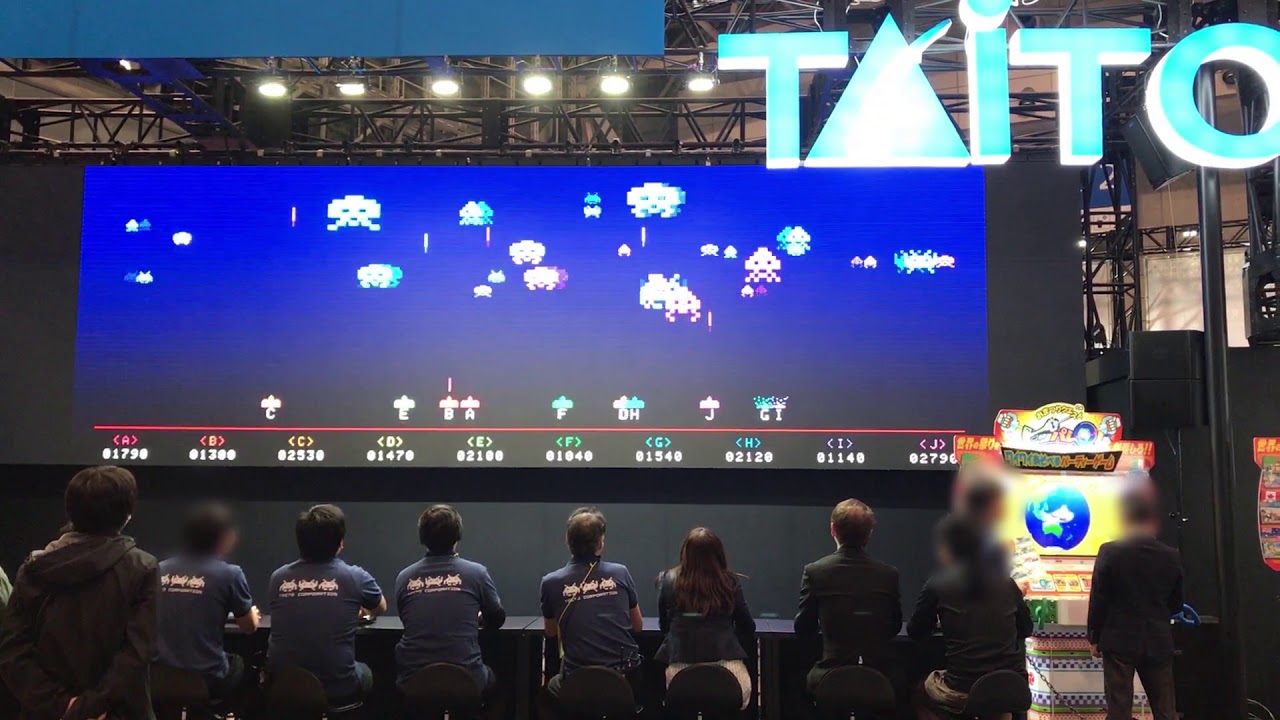 JAEPO 2019 - TAITO SPACE INVADERS GIGAMAX - YouTube