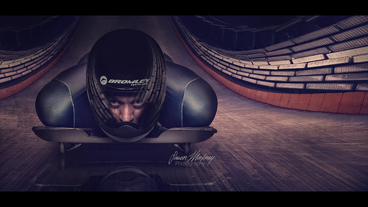 Great British skeleton slider Kristan Bromley photo shoot - YouTube
