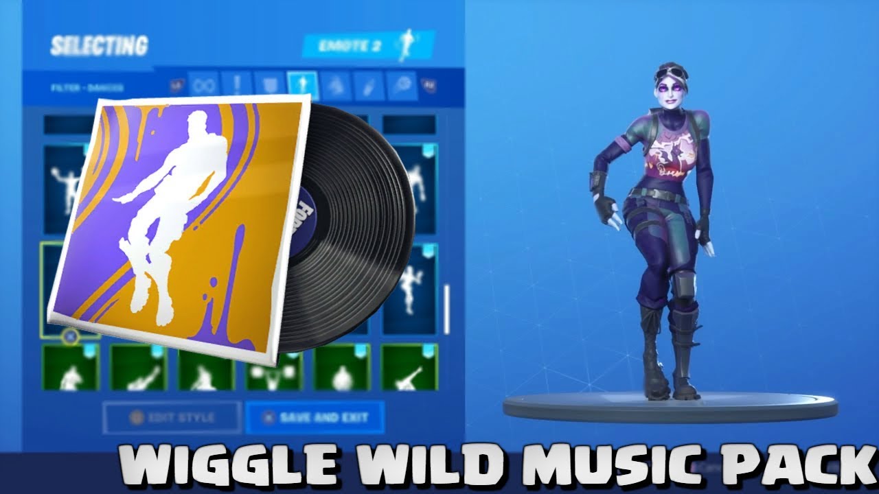 Fortnite - Wiggle Wild Music Pack with Wiggle emote! - YouTube