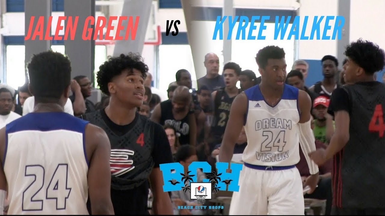 Top 2020's Kyree Walker & Jalen Green FACE OFF at Adidas Gauntlet ...
