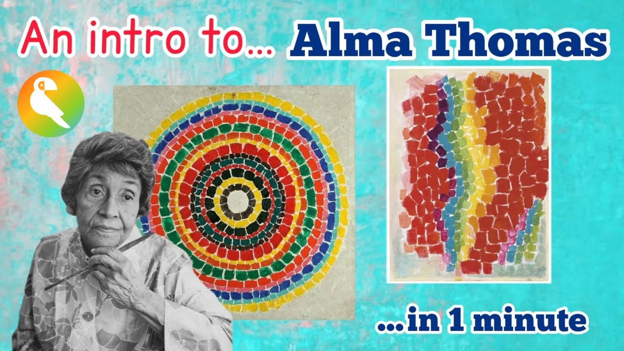 Alma Thomas | 1 Min. Crash Course for kids, teens & teachers - YouTube