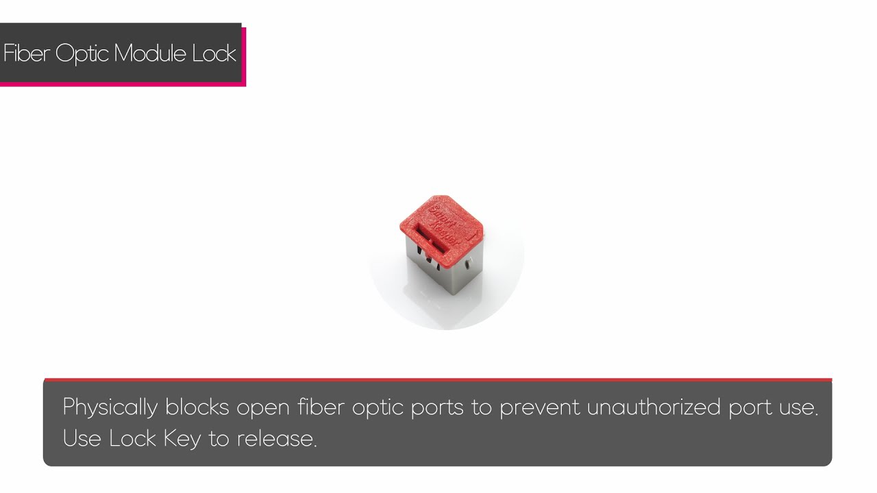 Fiber Optic Module Lock (CSK-FO10) User Guide - YouTube