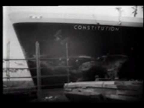 SS Constitution in Collision With Tanker - YouTube