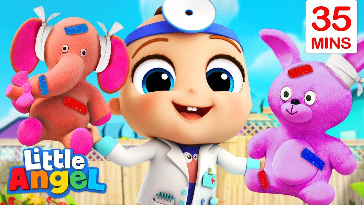 Doctor Knows Best | Doctor Checkup Song | + More Little Angel Kids ...