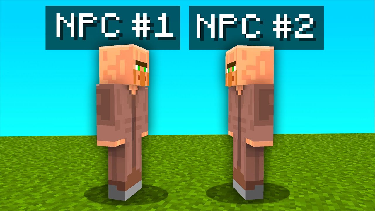 the biggest NPC interaction in minecraft - YouTube