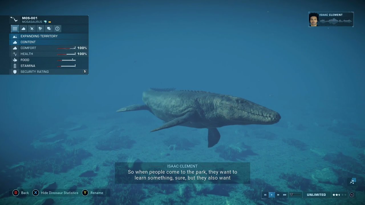 Jurassic World Evolution 2 - Mosasaurus - YouTube