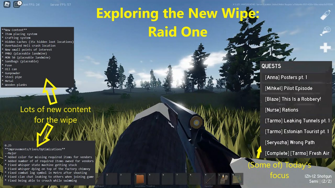 Exploring the new update on Wipe Day - Project Delta - YouTube