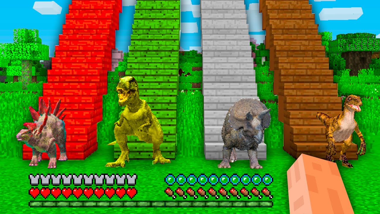 What is the HIGHEST STAIRCASE T REX TRICERATOPS VELOCIRAPTOR ...