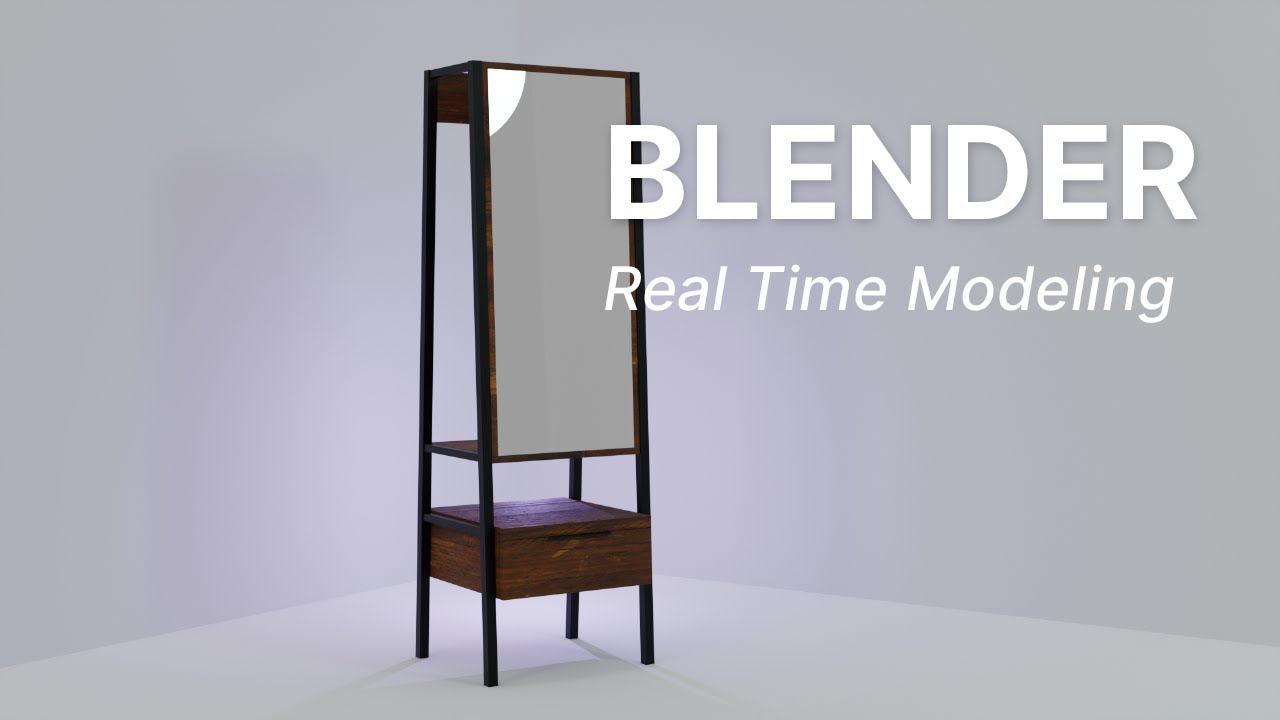 Beginner Friendly Real-time modeling Blender 3D tutorial: Modern open ...