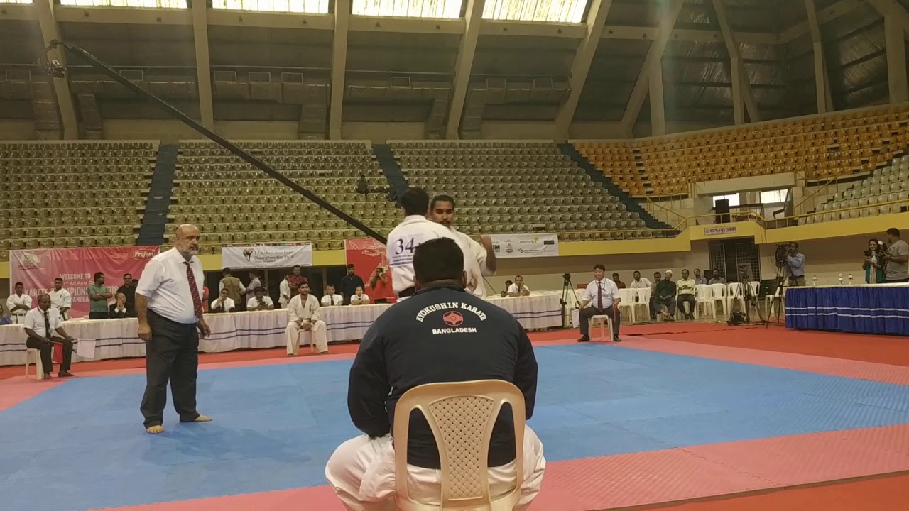 International Karate Championship, observed at Mirpur Indoor Stadium ...
