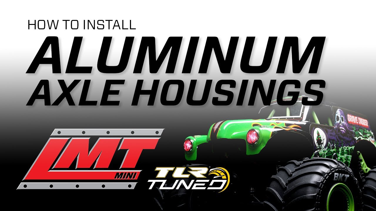 LOSI MINI - LMT | HOW TO INSTALL ALUMINUM AXLE HOUSINGS - YouTube