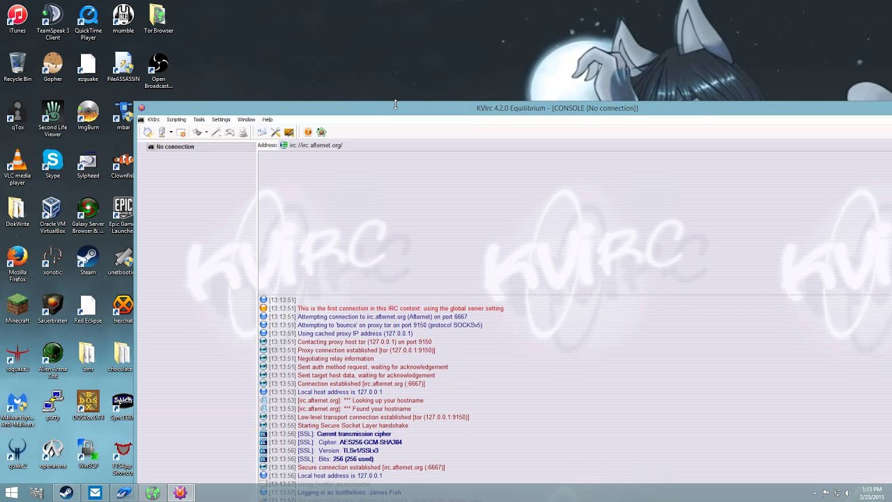 how to connect to a irc network useing Tor - YouTube