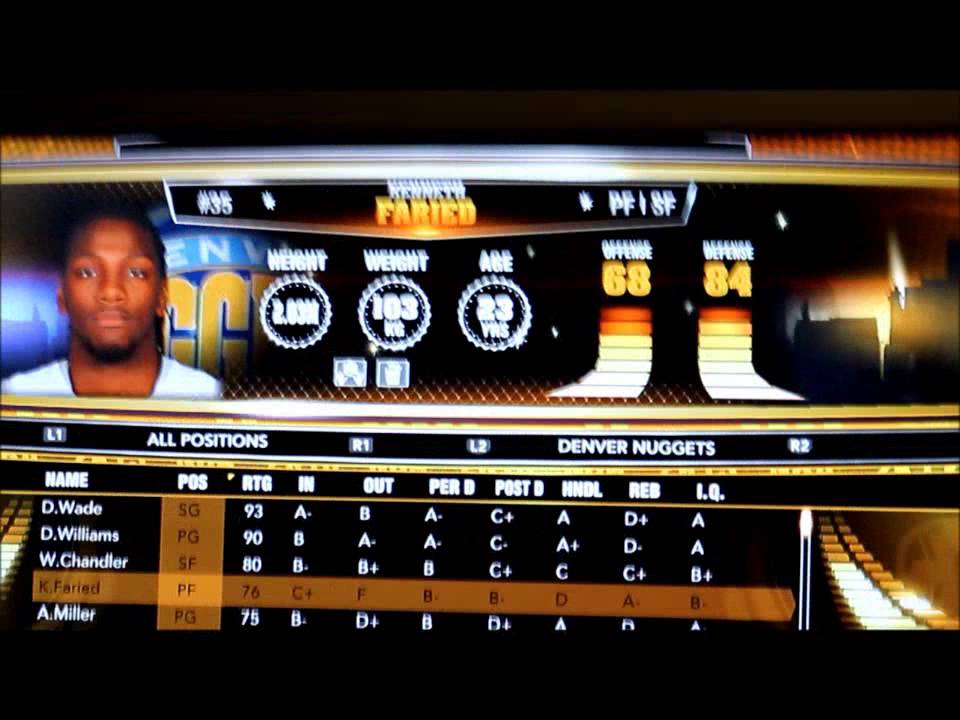 Nba 2k13 MyCareer Create your own Roster for MyCareer - YouTube