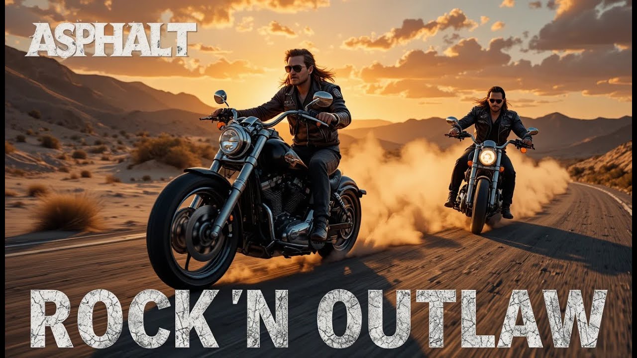 Asphalt Rock N Outlaw 🎸 Ride of the Outlaws | Racing the Sunset Across ...