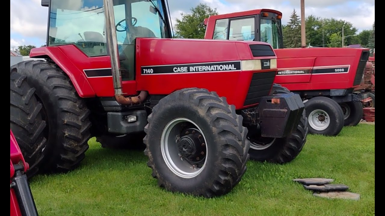 Illinois auctioning 2024 episode 9 Big Red Case IH go to auction - YouTube