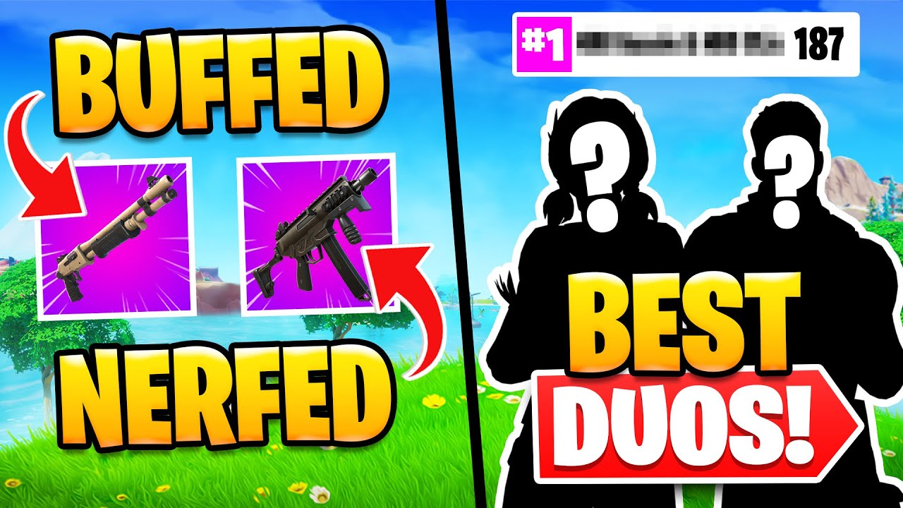 Secret Update - SMG Nerf and Shotgun Buff | Duo Cash Cup Recap - YouTube