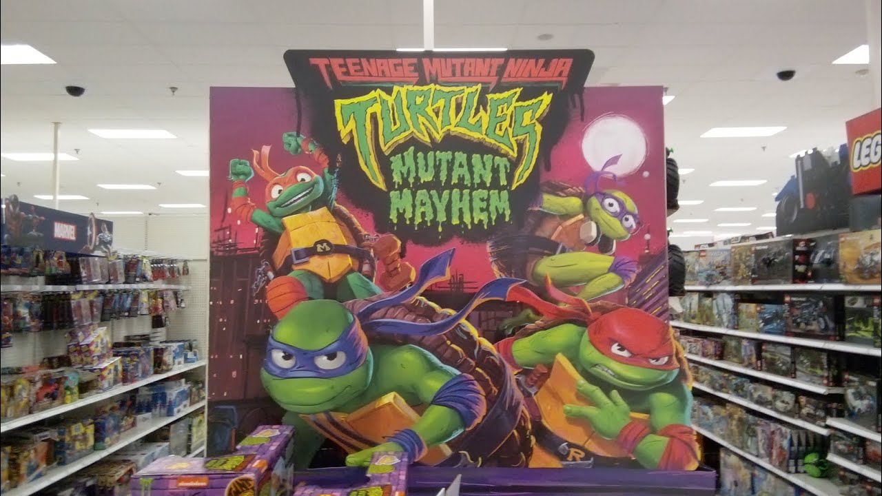 teenage mutant ninja turtles mutant mayhem at target part 1 - YouTube