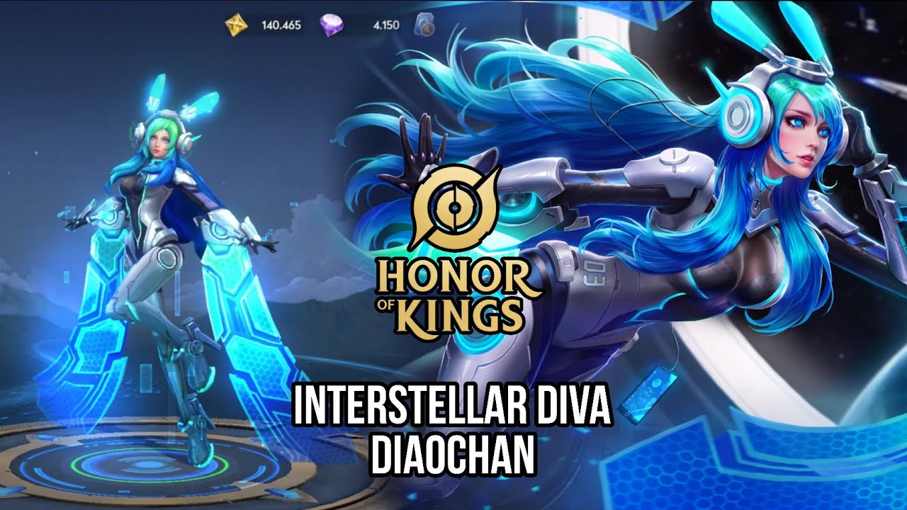 New Skin Interstellar Diva - Diaochan | Global Server | Honor Of Kings ...